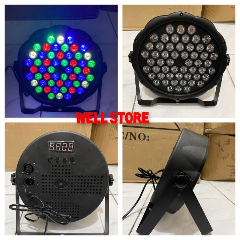 Jual Lampu Parled 54LED RGBW Slim | Shopee Indonesia