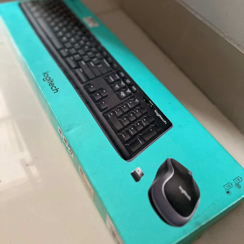 Jual Logitech Mk270r Keyboard Mouse Set Wireless Preloved Shopee Indonesia