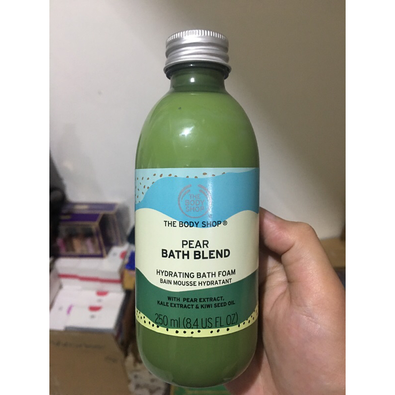 Jual The body shop tbs bath blend / bath foam pear 250 ml original 100% ...