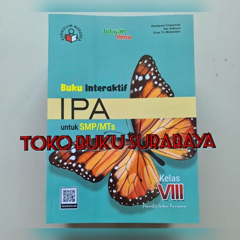 Jual BUKU INTERAKTIF PENDAMPING SMP KELAS VIII, 8 KURIKULUM MERDEKA TAHUN 2023 INTAN PARIWARA ...