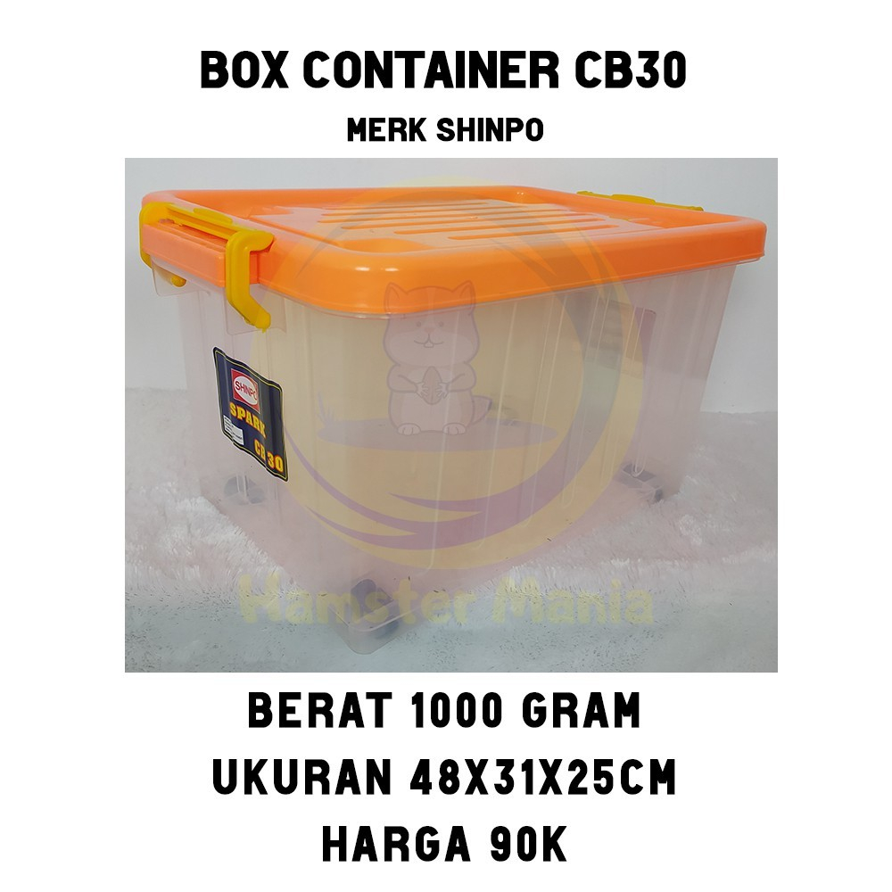 Jual Box Container CB 30 [ kandang hamster kandang landak kandang ...