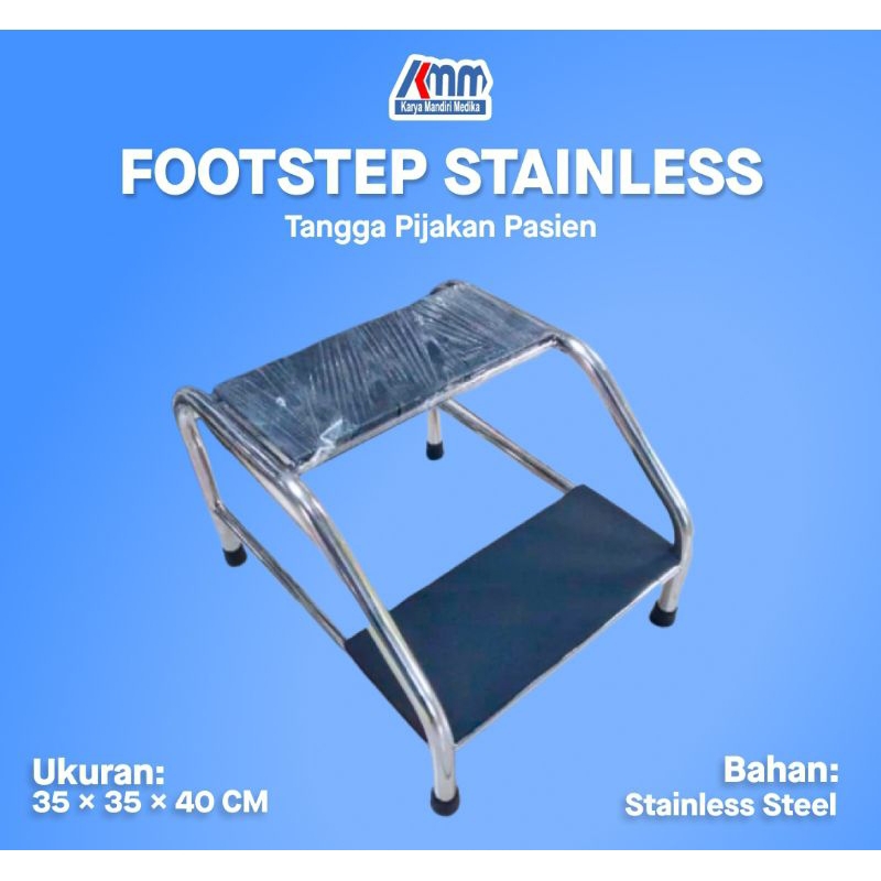 Jual Tangga Periksa Pasien ( Stainless ) Footstep Meja Periksa | Shopee ...