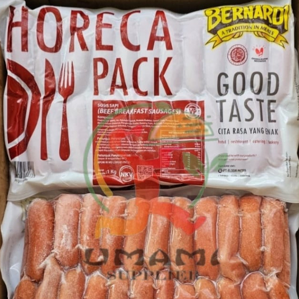 Jual Bernardi BHP Beef Breakfast Sausages Sosis Sapi Cocktail 1 kg ...
