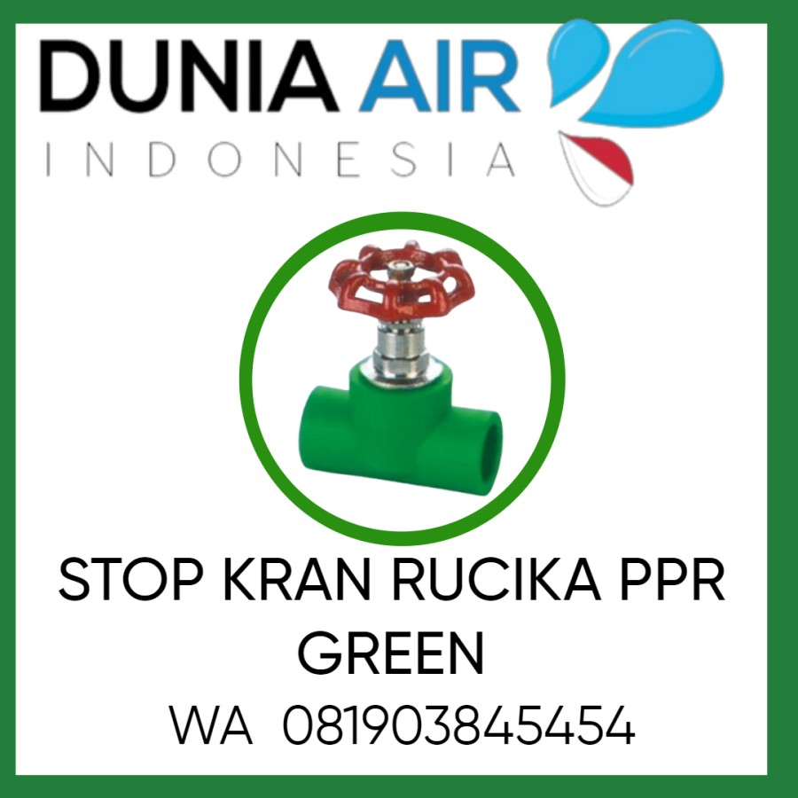 Jual Rucika Gate Valve 1/2" 20 mm Stop Kran Keran Straight Way PPR ...