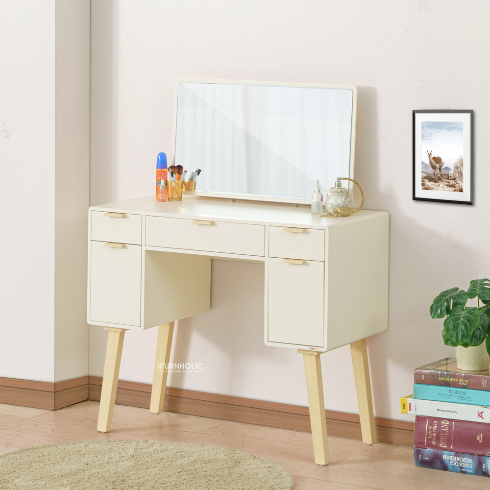 Jual IFURNHOLIC Raisa Makeup Table | Meja Rias Minimalis | Meja Make Up ...