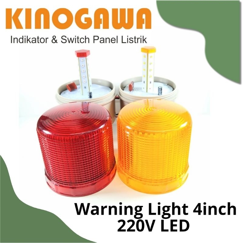 Jual Warning Light - Lampu LED 4 inch - 220V Auspicious - Lampu Menara ...
