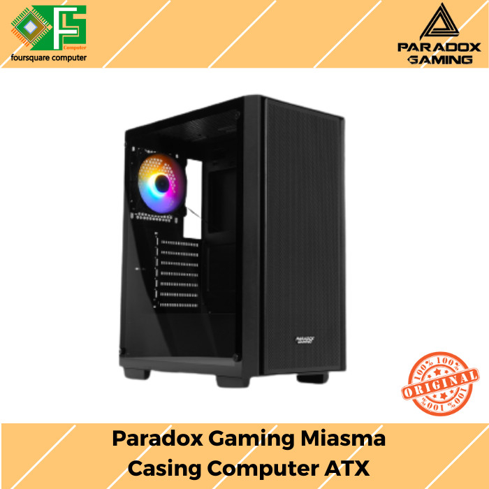 Jual Paradox Gaming Miasma PC Casing | CPU Case Komputer Gaming | ATX ...