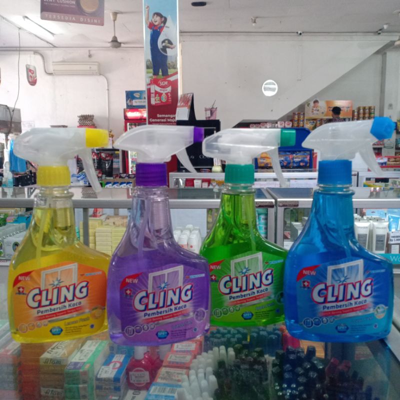 Jual Cling Pembersih Kaca 440ml Pump Botol | Shopee Indonesia