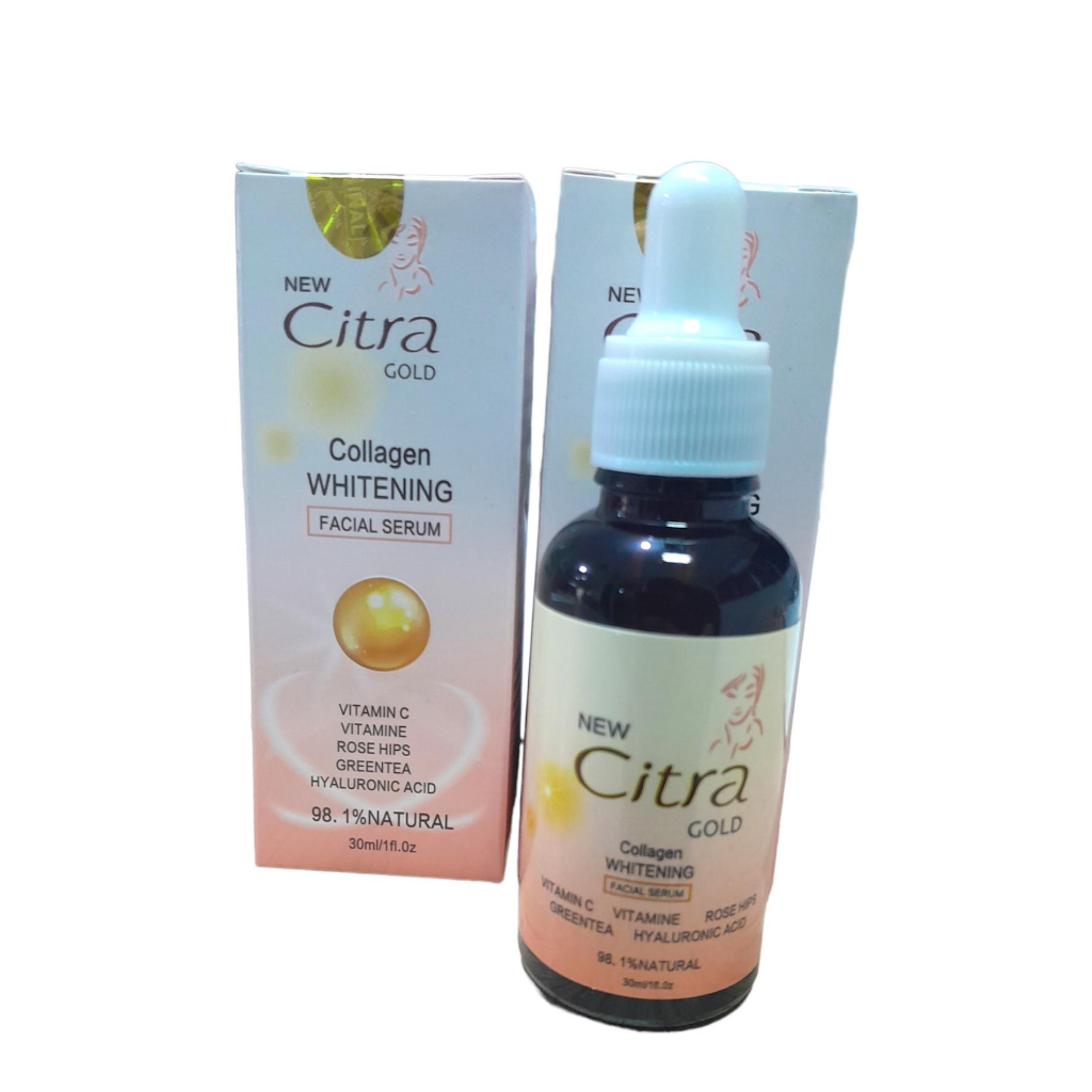 Jual Serum Citra Collagen Whitening Gold / Citra Gold Fcail Serum ...