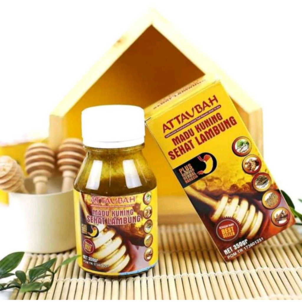 Jual Madu Kuning Sehat Lambung Attaubah 350 Gram ORIGINAL | Shopee ...