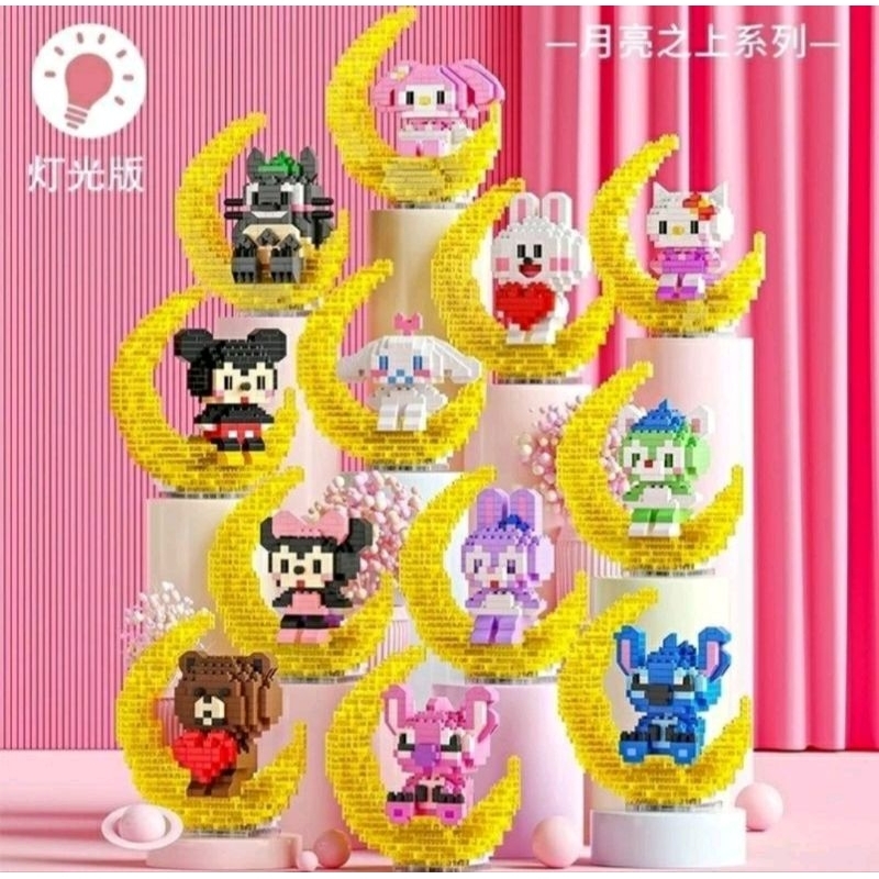 Jual 55JR BRICKS BRICK MAINAN EDUKASI NANO MINI MICRO MAGIC BLOCK ...