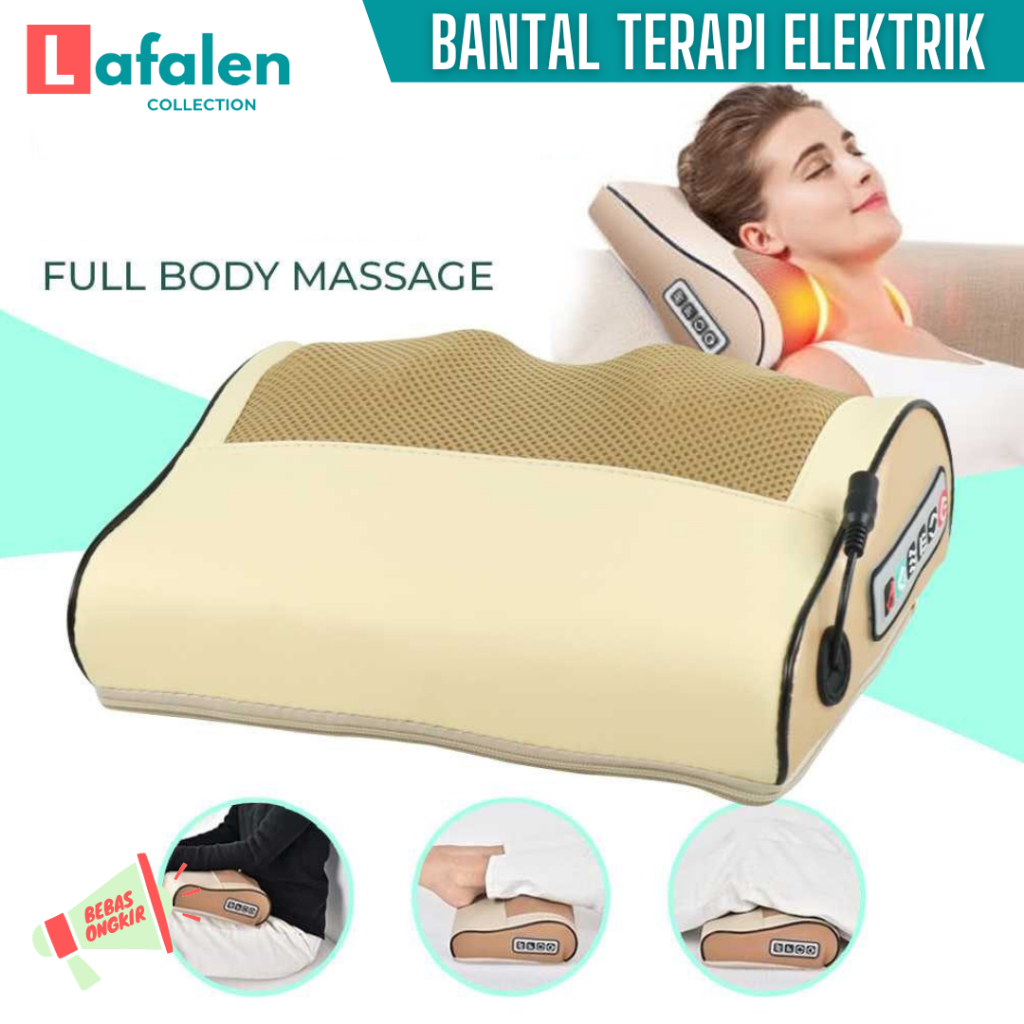 Jual Bantal Terapi Kesehatan / Bantal Pijat Massage Pillow Electric ...