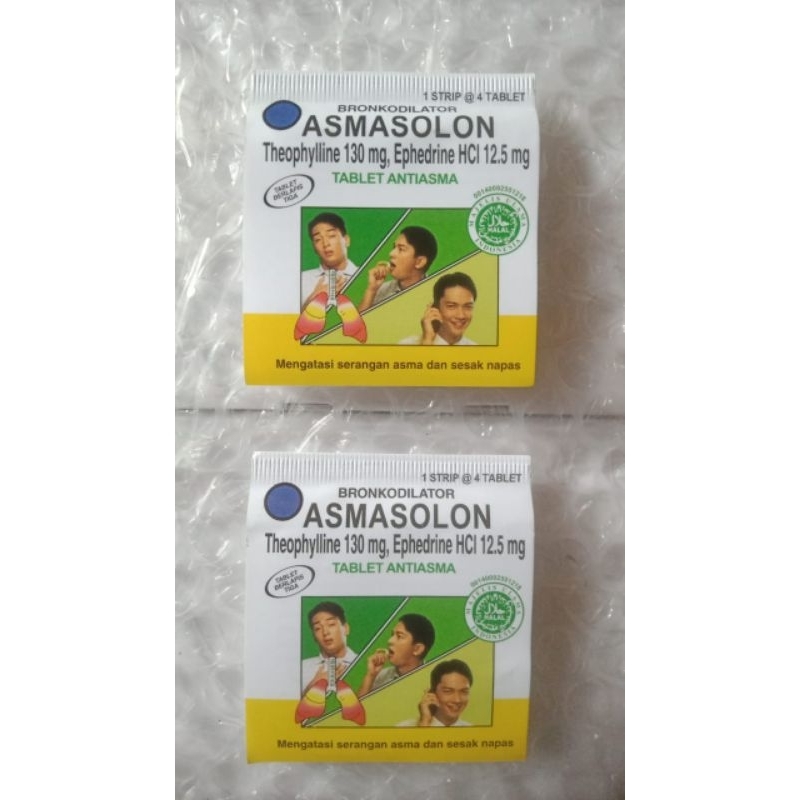 Jual ASMASOLON 1 STRIP ISI @4 TABLET | Shopee Indonesia