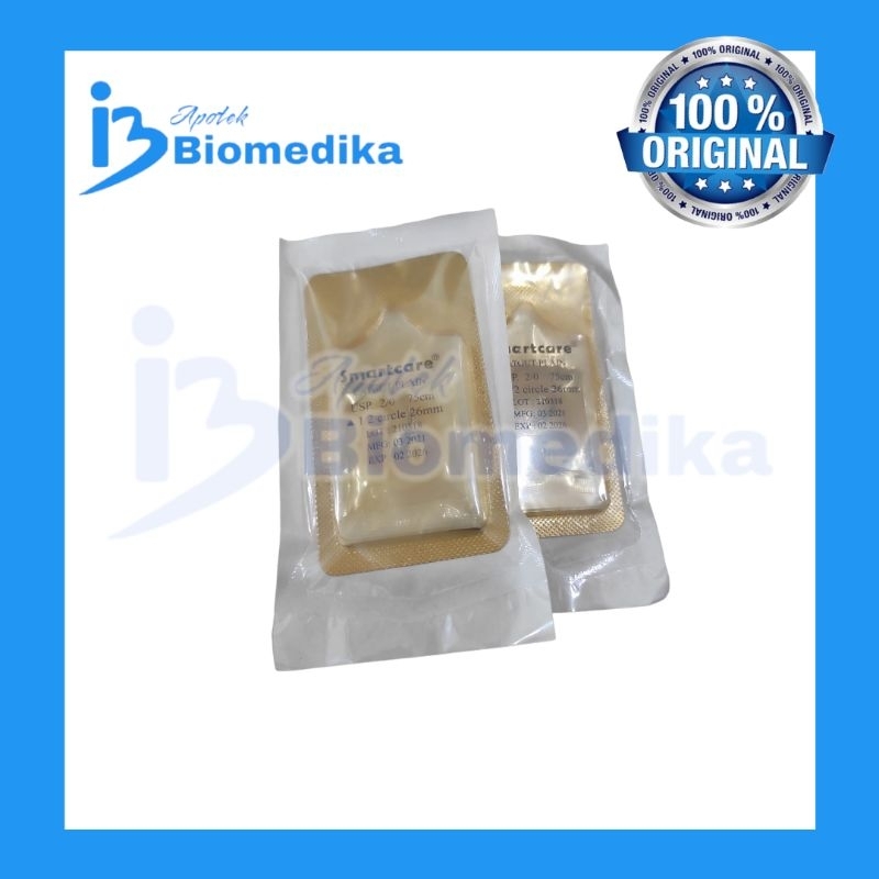 Jual CAT GUT PLAIN 2/0 SMARTCARE | Shopee Indonesia