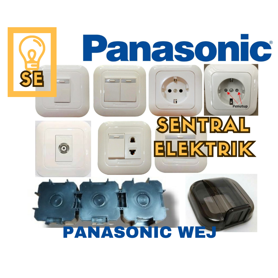 Jual PANASONIC WEJ Saklar Engkel Saklar Seri Stop Kontak Stop NON CP ...
