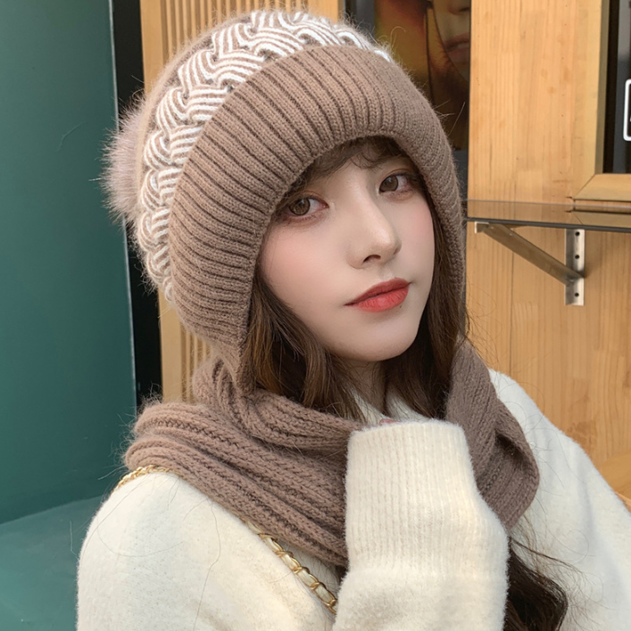 Jual Topi Kupluk Syal Wanita Musim Dingin / Winter Hat | Shopee Indonesia