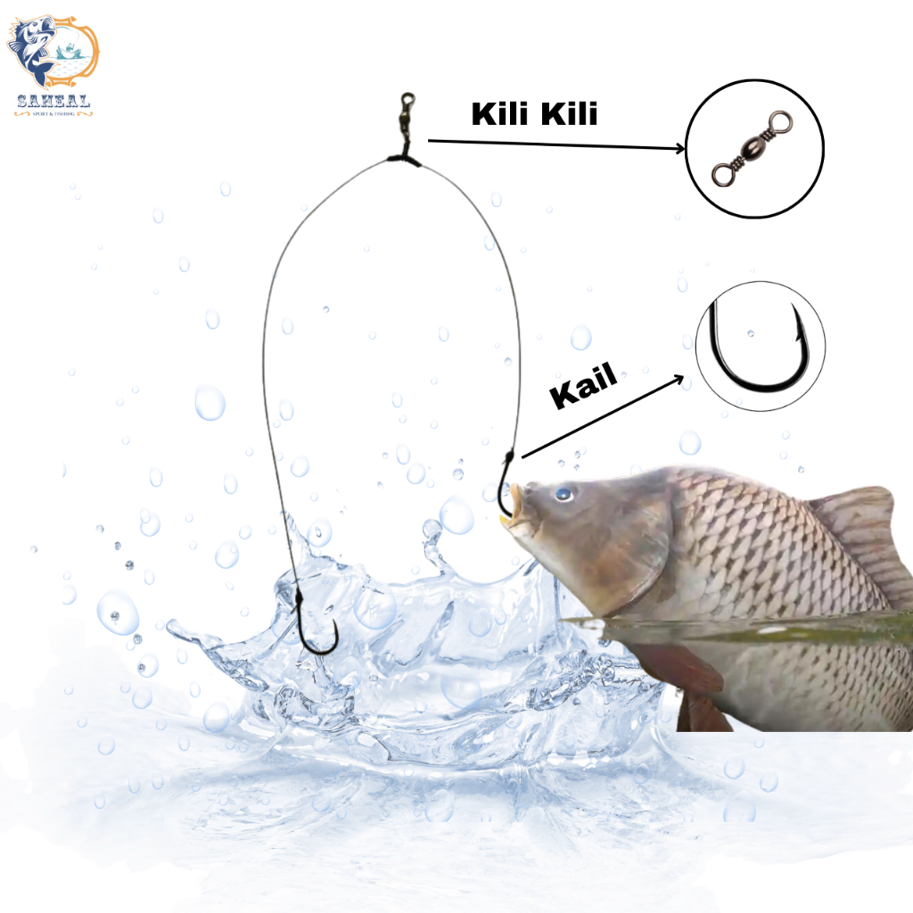 Jual Rawe Kail Pancing Cabang 2 Cocok untuk Ikan Mas Nila Lele Gurame dan lainnya | Shopee Indonesia