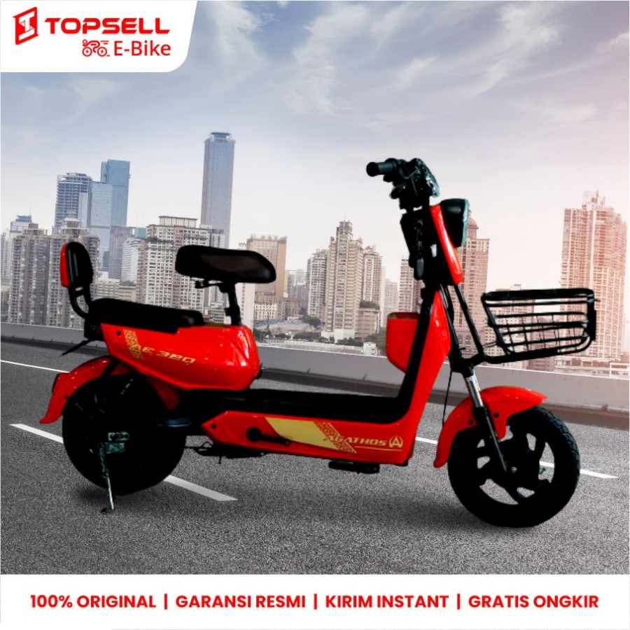 Jual Sepeda Listrik Agathos 320 by Pacific 500 WATT 48V Garansi Resmi ...