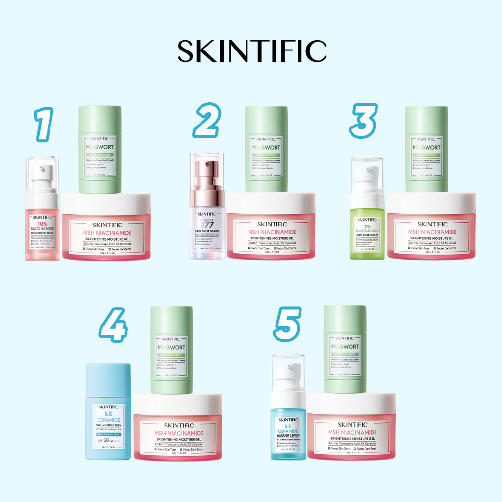 Jual 3PCS Packet SKINTIFIC 3PCS Paket Skincare Ance&Glowing Set Mugwort ... Jual 3PCS Packet SKINTIFIC 3PCS Paket Skincare Ance&Glowing Set Mugwort ...