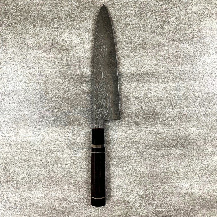 Jual Japanese Artisan Knife Shoichi Hashimoto Damascus Gyuto 240mm ...