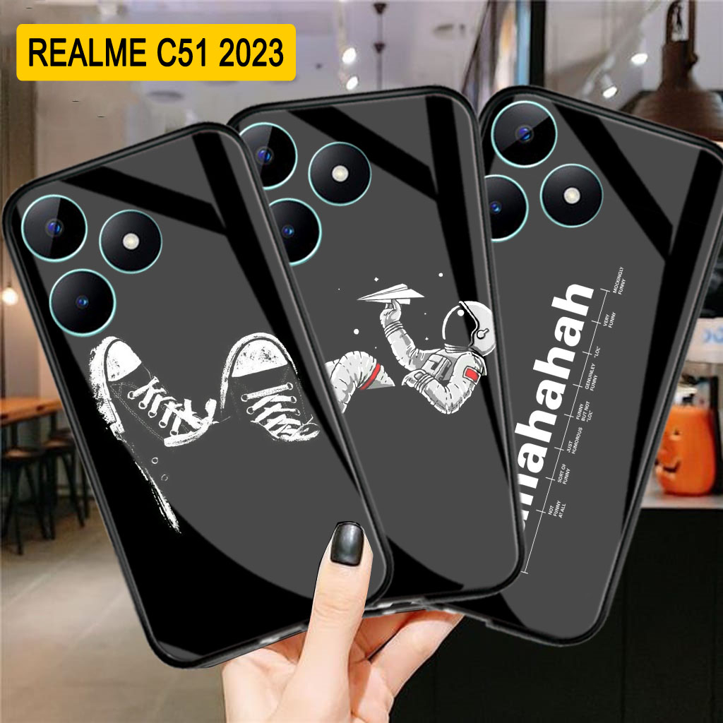 Jual Softcase Mirror Glass Kaca Realme C51 Terbaru [M162] Casing ...