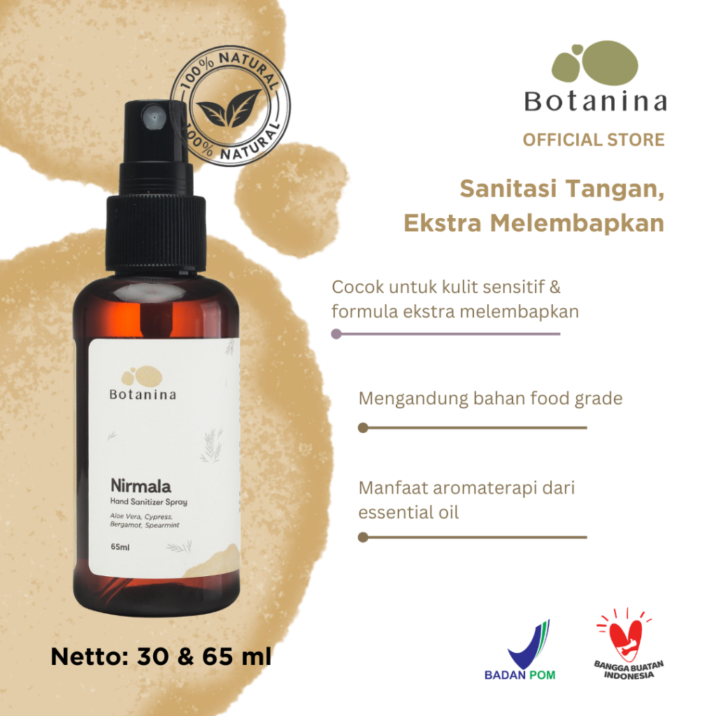 Jual Botanina Nirmala Hand Sanitizer Spray I Sanitizing Hand Spray ...