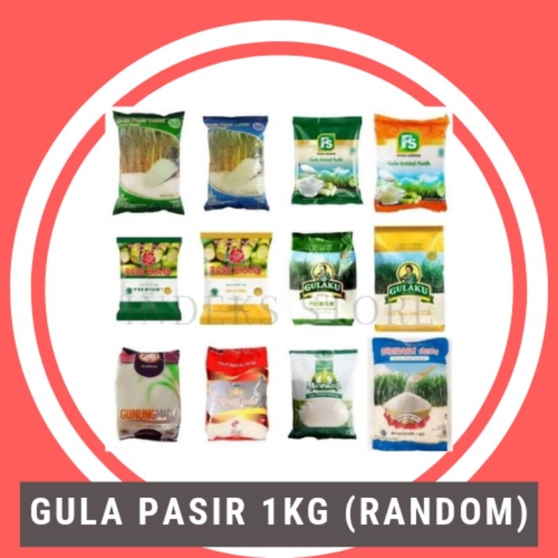 Jual Gula Pasir Kemasan 1kg (merek Random) | Shopee Indonesia