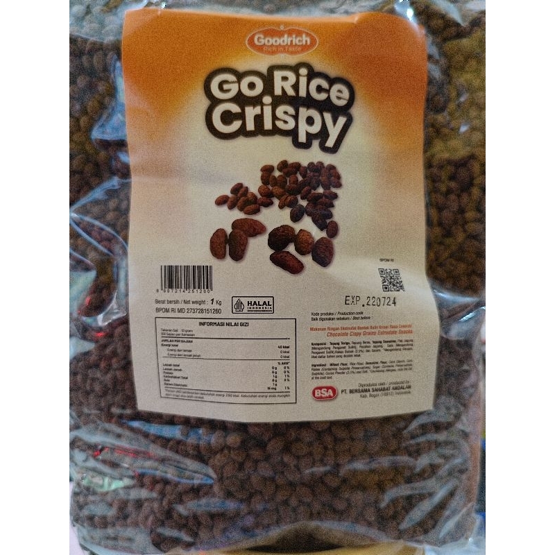 Jual Goodrich Go Rice Crispy - 1kg | Shopee Indonesia