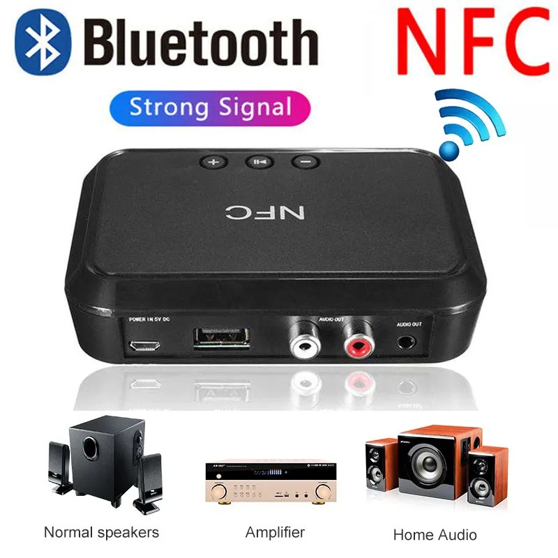 Jual NFC Receiver Bluetooth Stereo Desktop Music USB Speaker Audio 5.0 ...