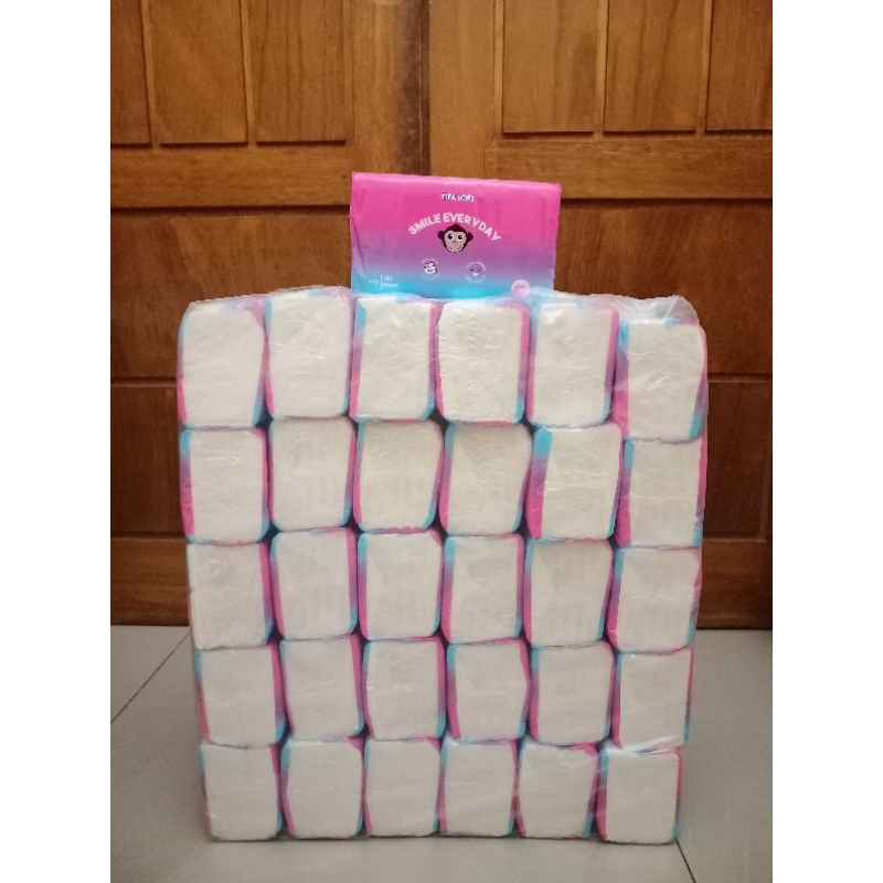 Jual [1 BALL 30 PAK] TISSUE TITA SOFT 180 SHEETS 2 PLY TISU WAJAH ...