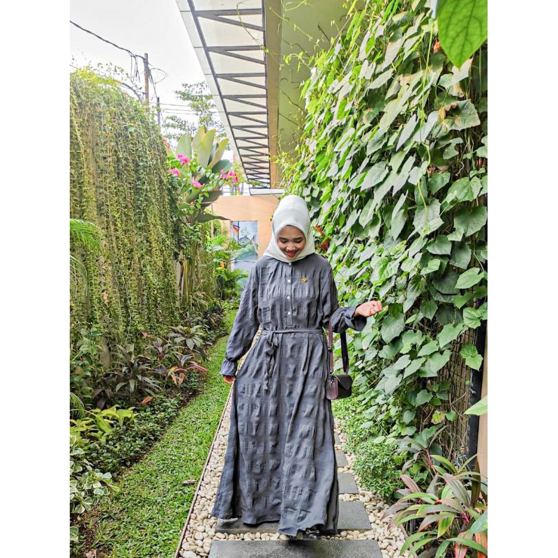 Jual 3naya.collection / Elysian Dress / Gamis Dewasa Simpel / Bahan ...