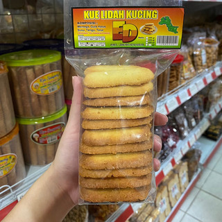 Jual Kue Sempret Kering Bangka Cap ED - Kue Lidah Kucing Cap ED - Kue ...