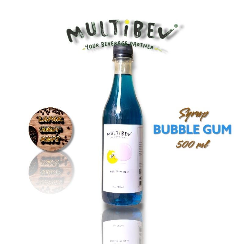Jual Multibev - Bubble gum syrup multibev 500ml -Sirup minuman rasa ...