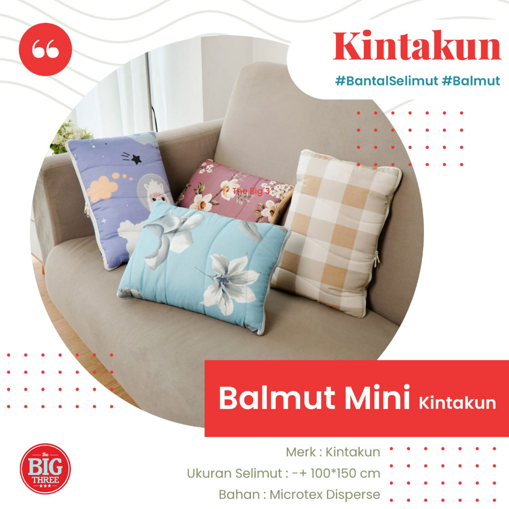 Jual Kintakun Bantal Selimut Ukuran 100x150 cm / Ambar Andari Ariadra ...