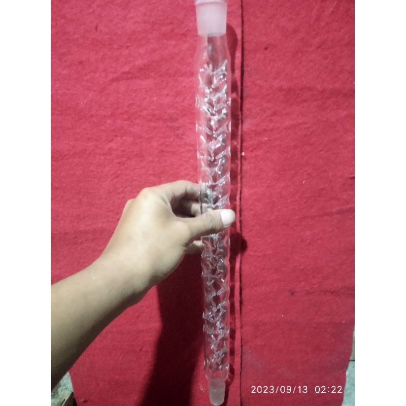 Jual Condensor Vigreux Destilasi 50cm pyrex Class A ns/ ts 29/32 ...