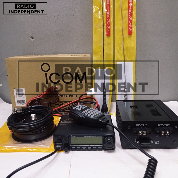 Jual PAKET RADIO RIG MOBIL ALAT BERAT RIG ICOM IC-2300 VHF 136-174MHZ | Shopee Indonesia