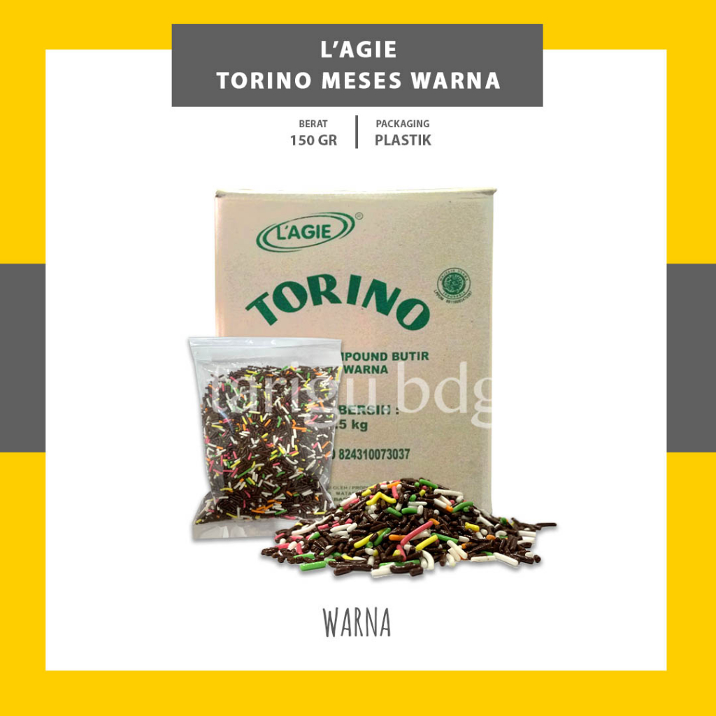 Jual MESES COKLAT ANEKA WARNA TORINO LAGIE 150GR - MISES WARNA MESES ...