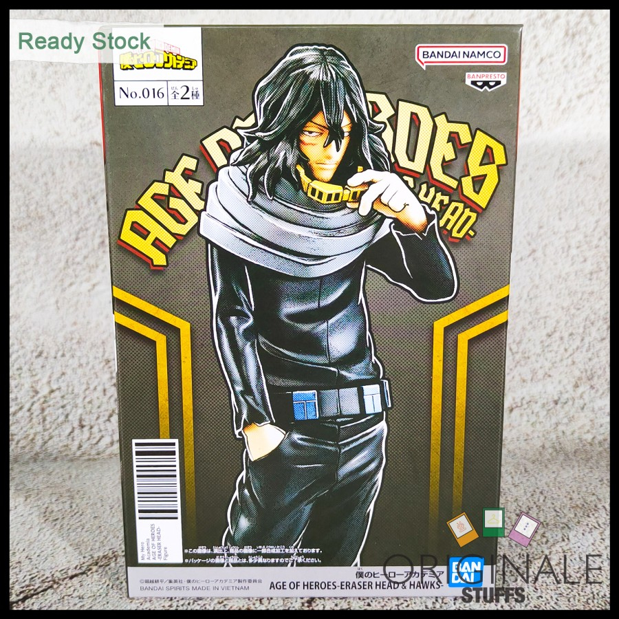 Jual Banpresto Hero Academia Age of Heroes Eraser Head Aizawa Figure ...