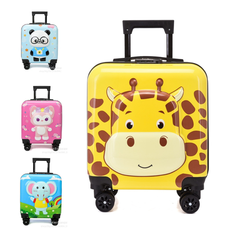 Jual Tas Koper Bagasi Anak Troli Roda 4 Ukuran 18Inch LK002 | Shopee ...