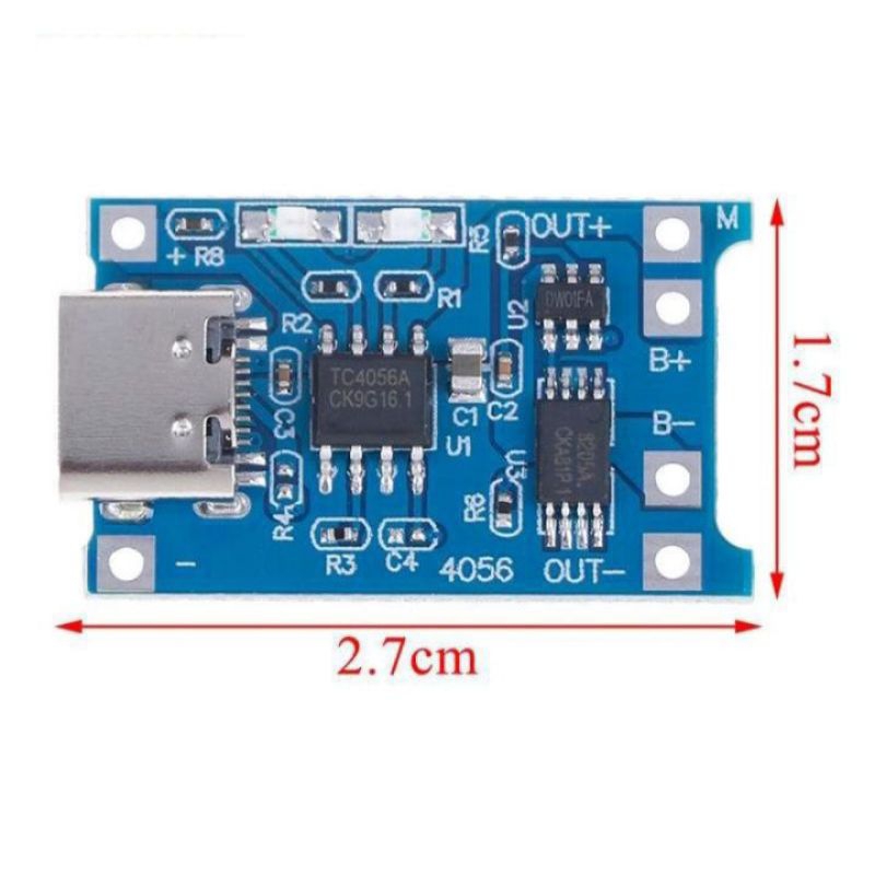 Jual TP4056 5V 1A MODUL CHARGER BATERAI LITHIUM | Shopee Indonesia