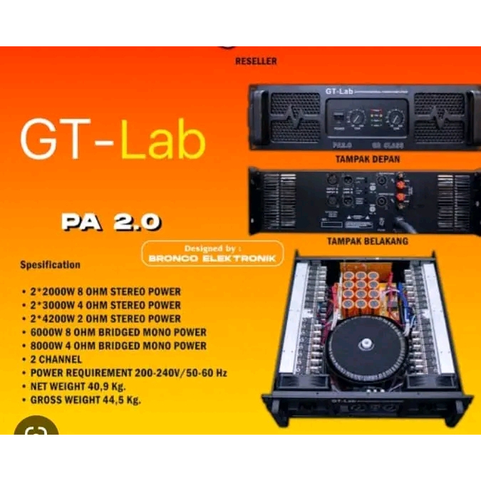 Jual POWER GT-LAB PA 2.0 | Shopee Indonesia