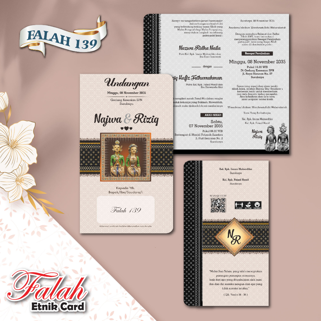 Jual UNDANGAN PERNIKAHAN TEMA RUSTIC | UNDANGAN LIPAT | UNDANGAN MURAH ...