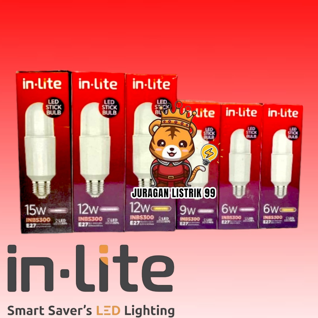 Jual INLITE INBS300 LED STICK 6W 9W 12W 15W (PILIH VARIAN) PUTIH ...