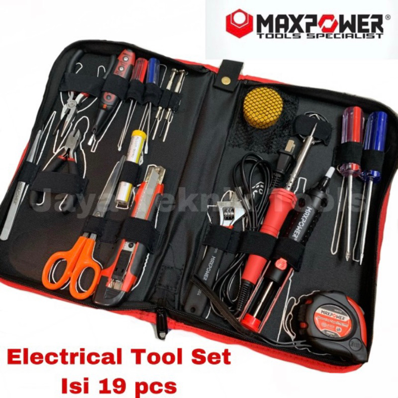 Jual Peralatan Elektronik Electronic Tool Set 19 pcs Maxpower Japan JIS ...