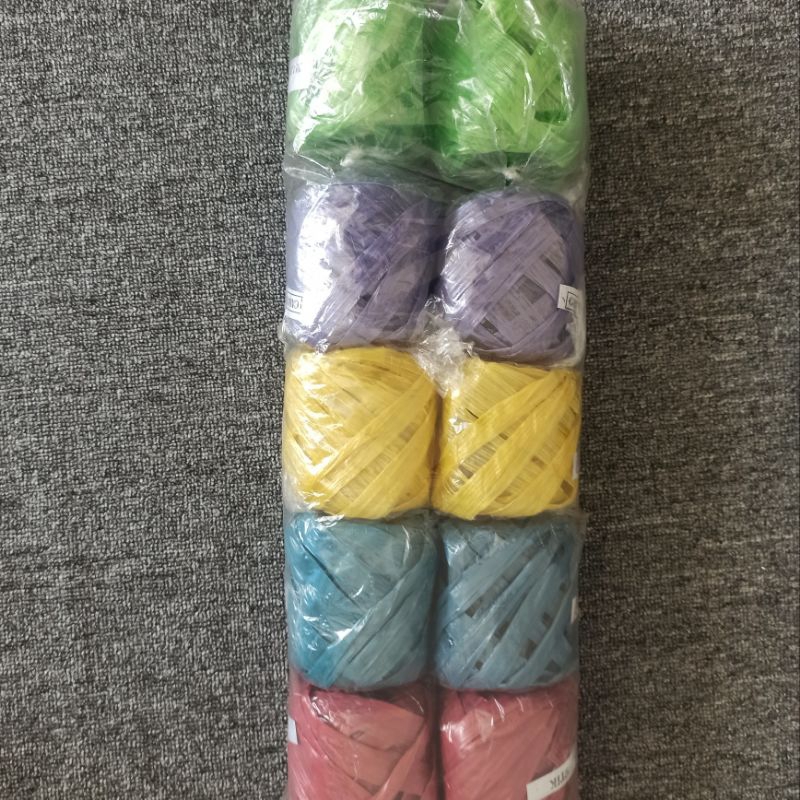 Jual Tali Rafia warna / Tali Rafiah / Tali Rapiah Kecil | Shopee Indonesia