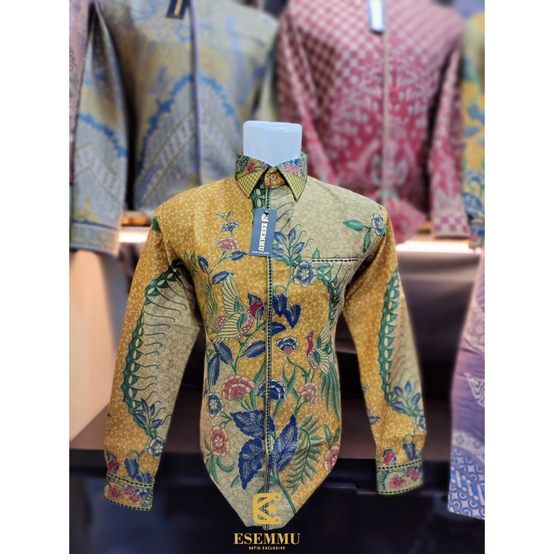 Jual KEMEJA BATIK BAHAN DOLBY JAITAN SMOCK SEMI JAS EXCLUSIVE THAMRIN ...