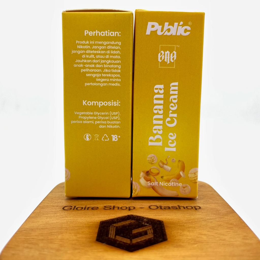 Jual SALT - Elo Eno BANANA ICE CREAM 30ML SALT by Public Liquid Pods ...