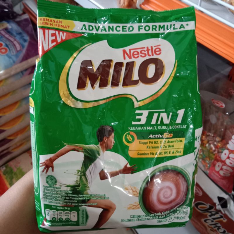 Jual MILO ACTIVE-GO 3IN1 1KG | Shopee Indonesia