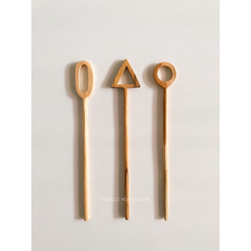 Jual Juice Stirrer bahan kayu jati asli | Shopee Indonesia