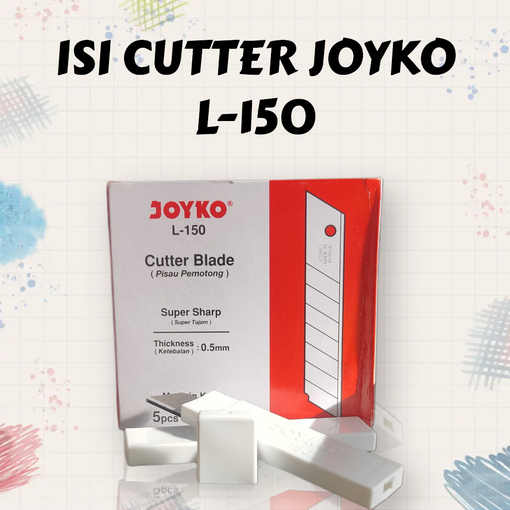 Jual ISI/REFIL CUTTER BESAR JOYKO L-150 | Shopee Indonesia
